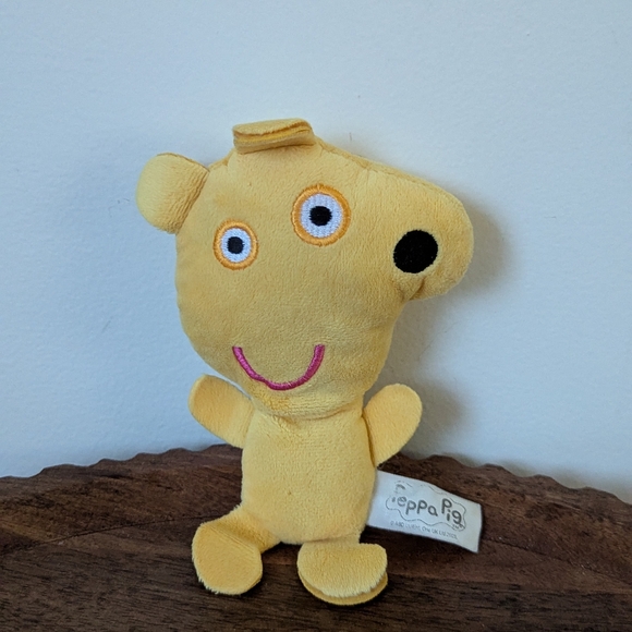 Peppa Pig | Toys | Peppa Pig Yellow Teddy Bear Plush Doll Toy Flat ...
